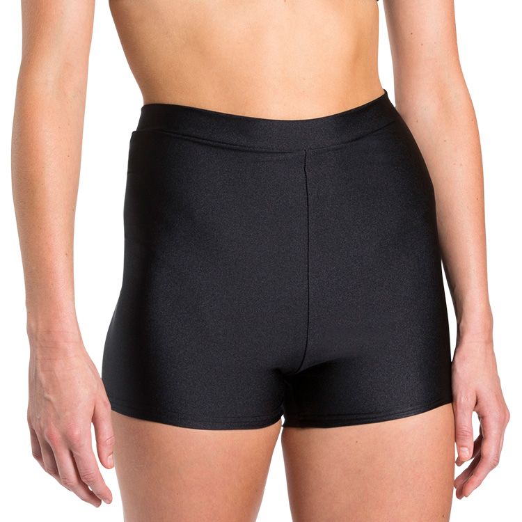 D3200 - Harper High Waist Womens Shiny Lycra Short – Bloch Australia