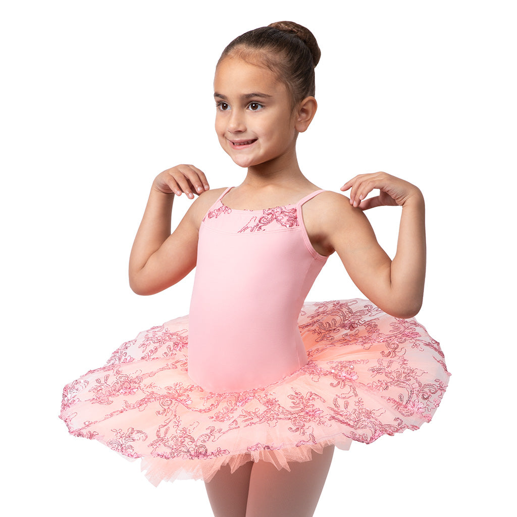 R0820G - Bloch 'Perlaida' Sequin Overlay Girls Tutu Dress – Bloch Australia